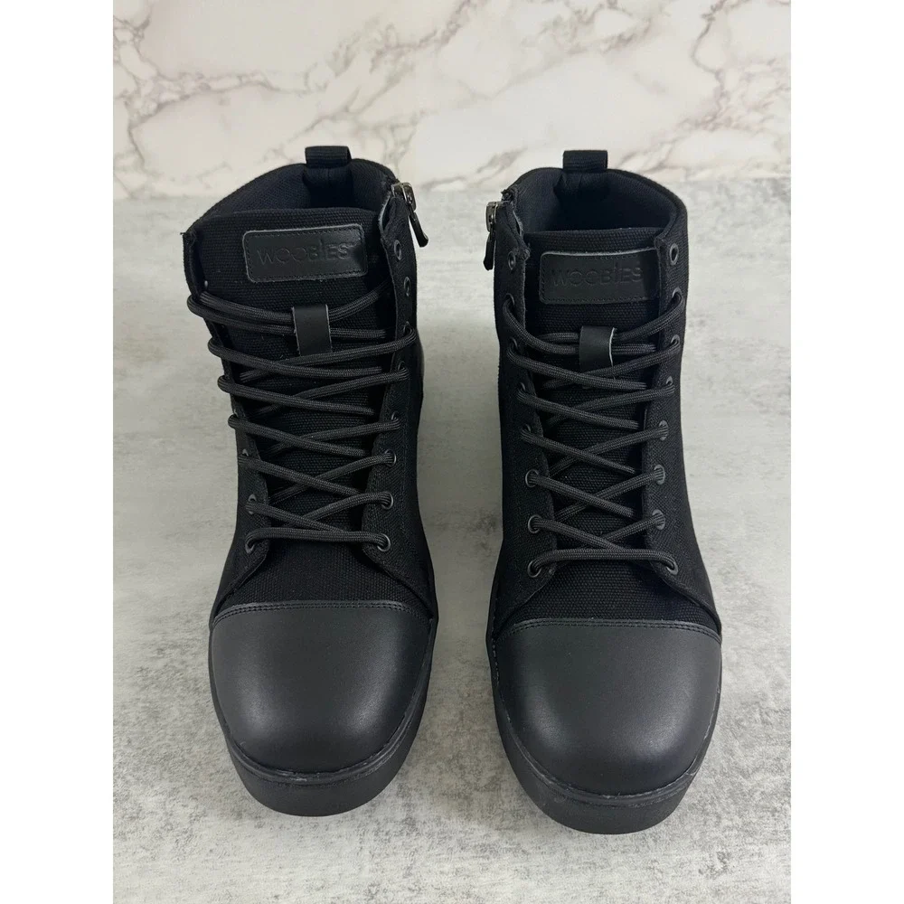 Woobies | Shoes | Woobies Mod2 Black Tactical High Top Side Zip Shoes ...